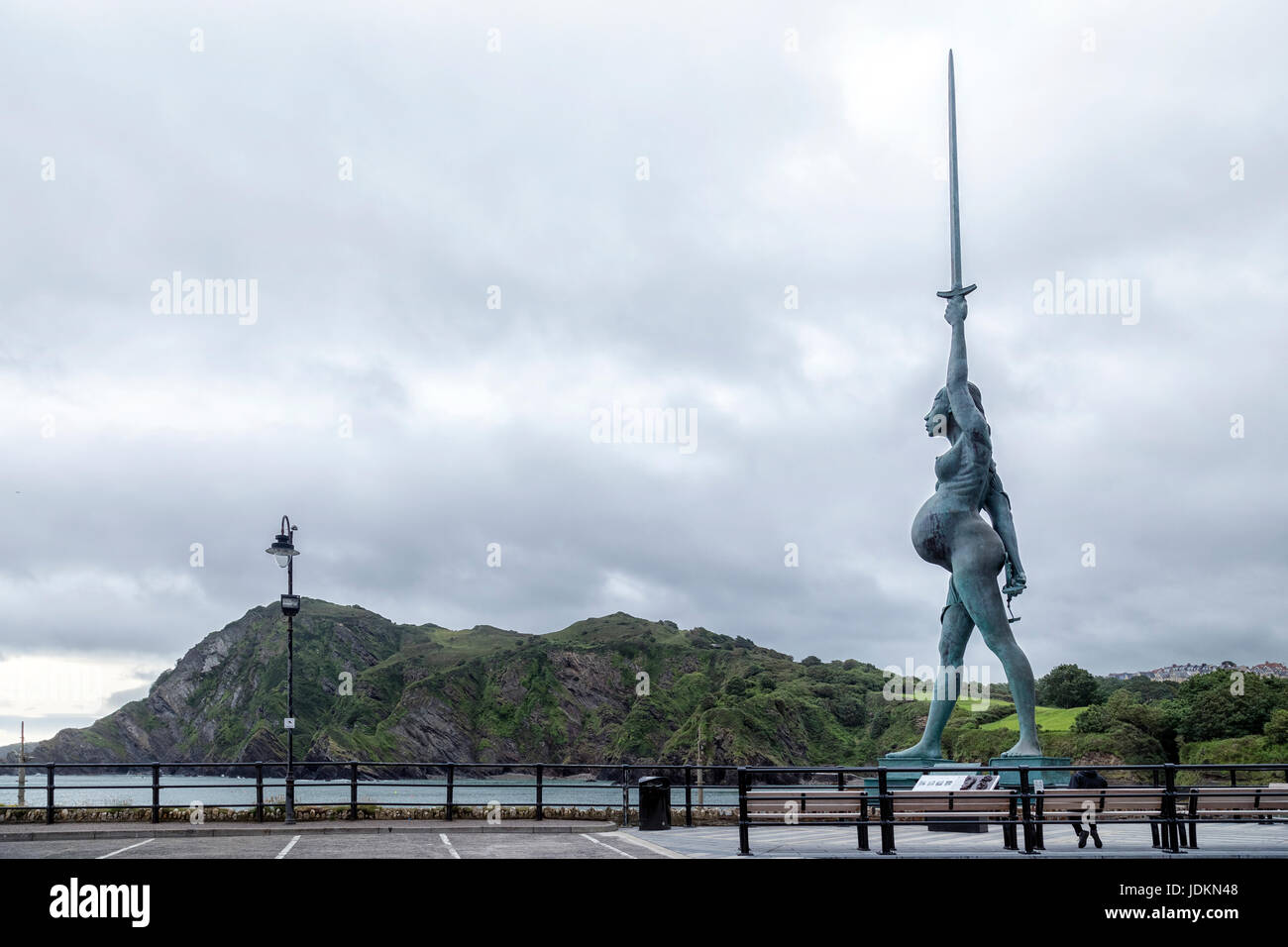 Ilfracombe, Verity, North Devon, England, UK Stock Photo - Alamy