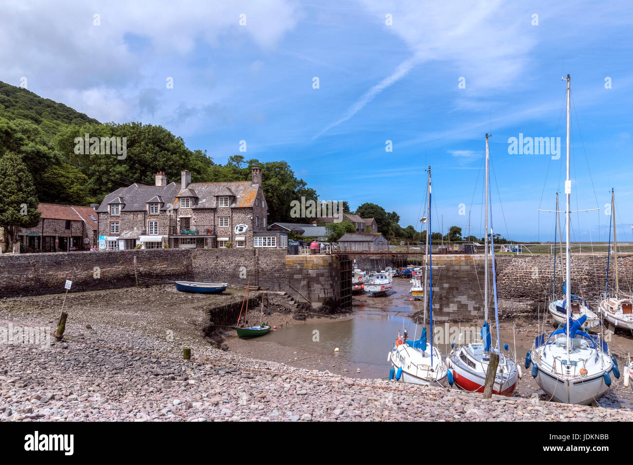 Porlock Weir, Somerset, Exmoor, England, UK Stock Photo - Alamy
