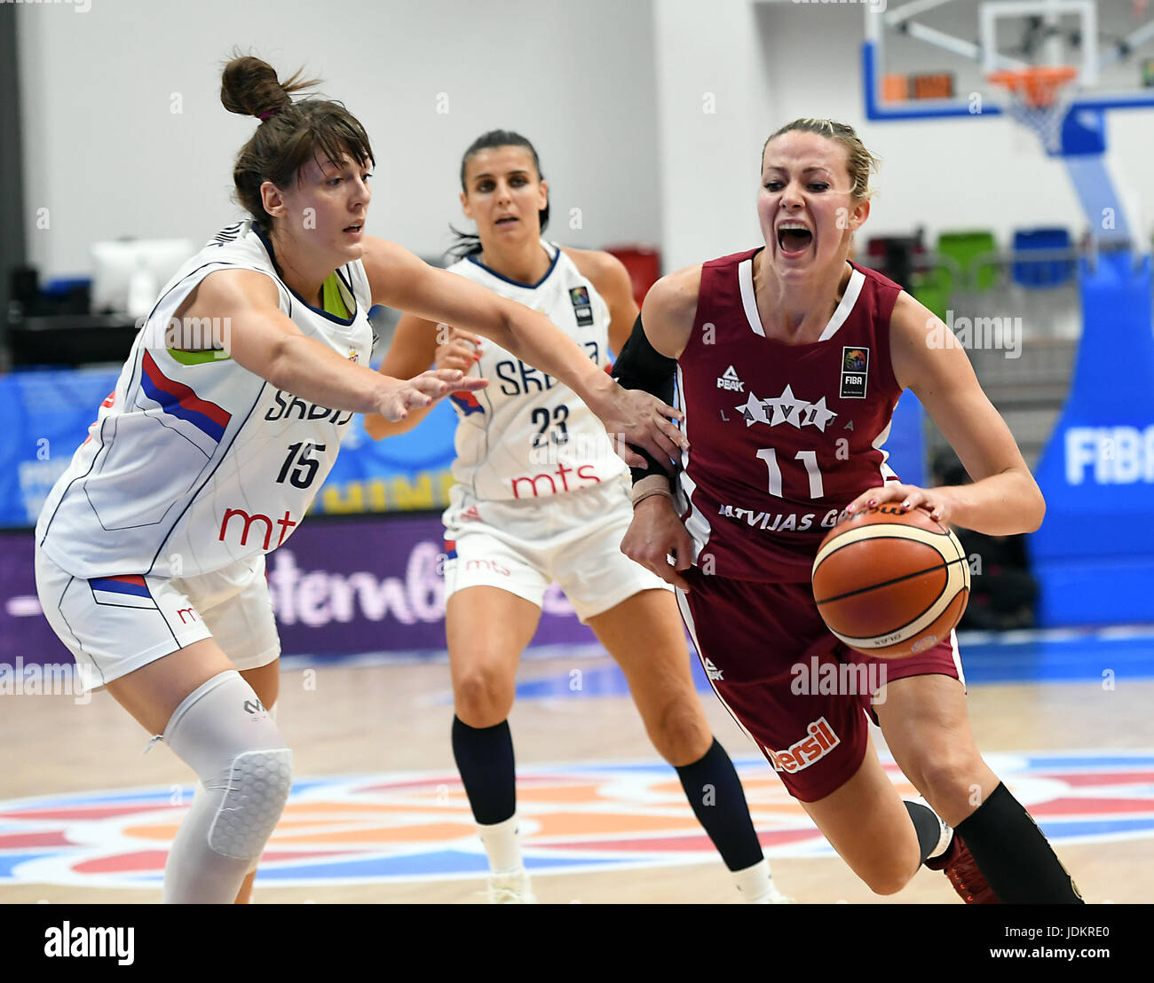 Prague, Czech Republic. 20th June, 2017. From left: Tina Jovanovic and ...