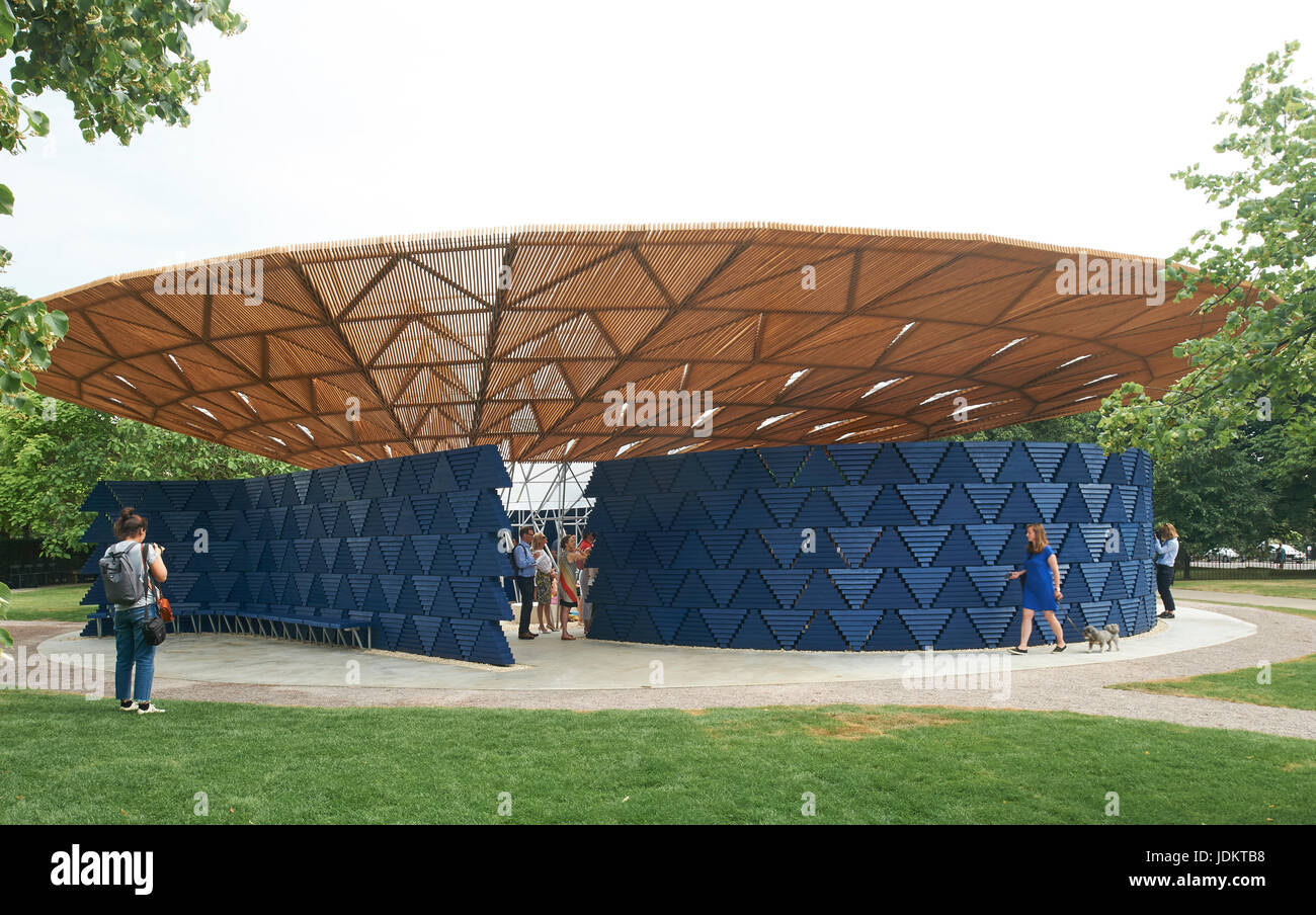 Hyde Park, London, UK. 20th Jun, 2017. Serpentine Pavilion 2017 by ...