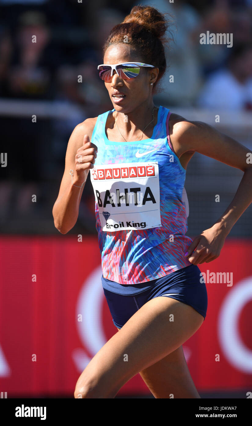 Meraf Bahta (SWE) wins the women's 3,000m in 8:47.07 during the Bauhaus ...