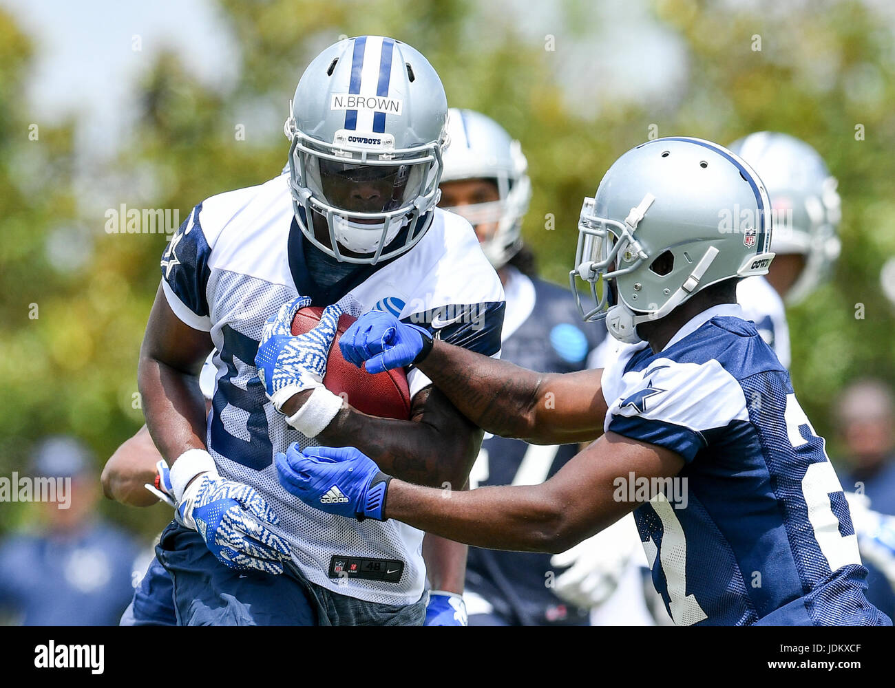 June 14th, 2017: .Dallas Cowboys wide receiver Noah Brown (85) during ...