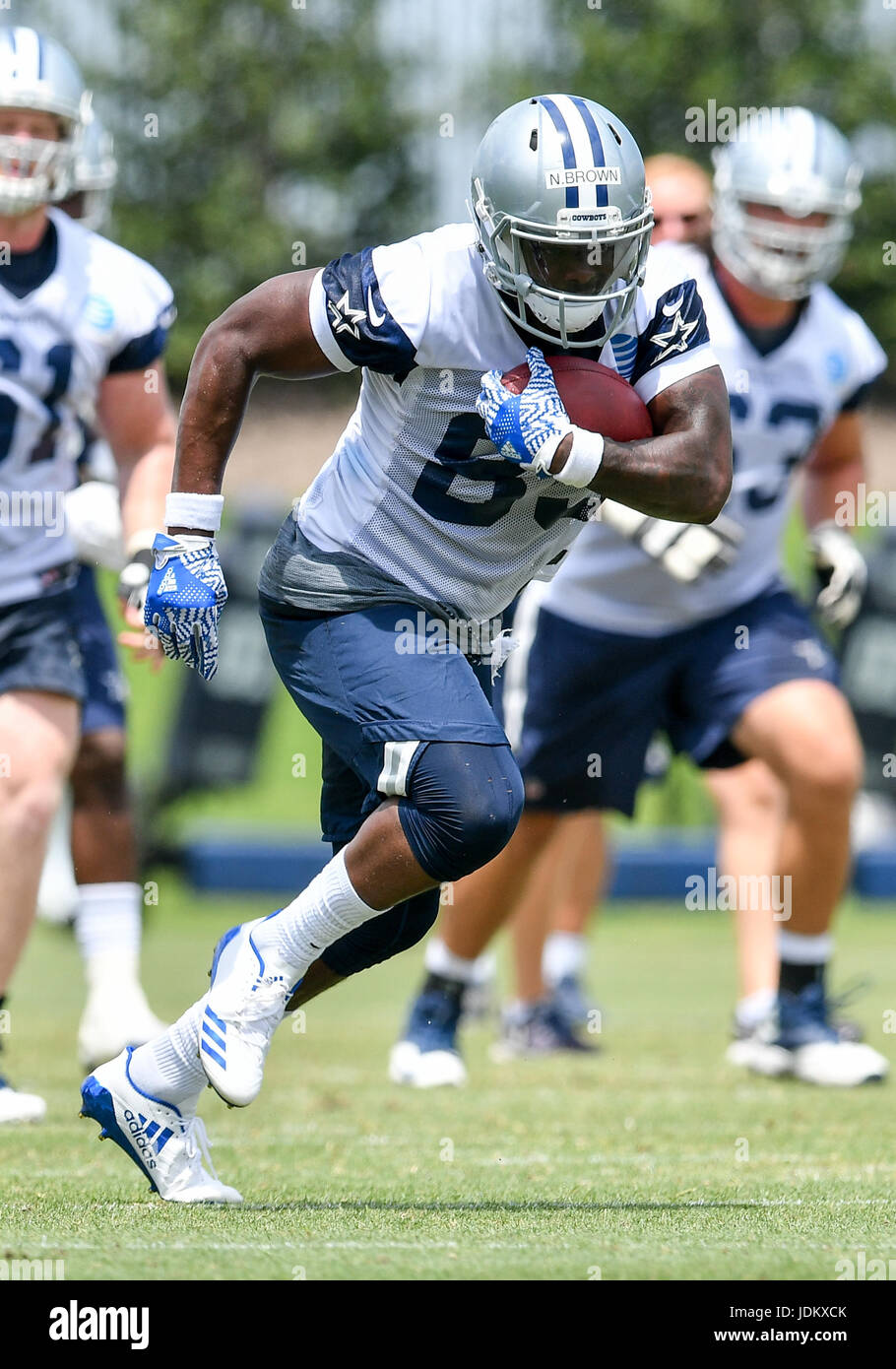 June 14th, 2017: .Dallas Cowboys wide receiver Noah Brown (85) during ...