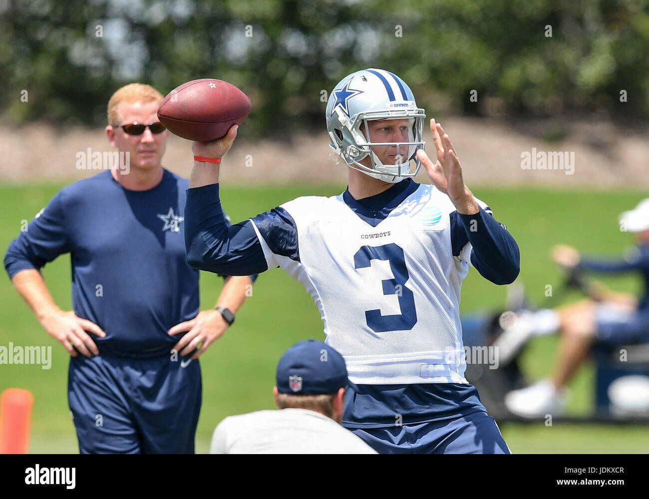 June 14th, 2017: .Dallas Cowboys quarterback Zac Dysert (3).during a ...