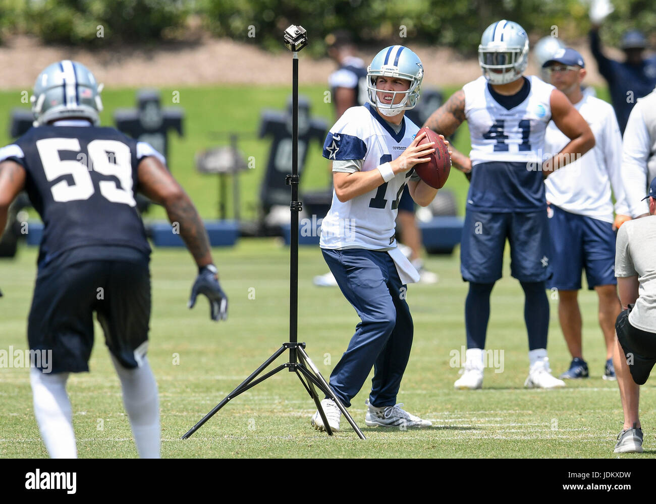 June 14th, 2017: .Dallas Cowboys quarterback Kellen Moore (17) .during ...