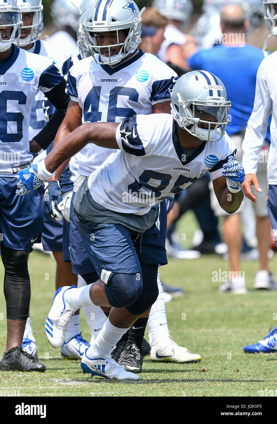 June 14th, 2017: .Dallas Cowboys wide receiver Noah Brown (85).during ...