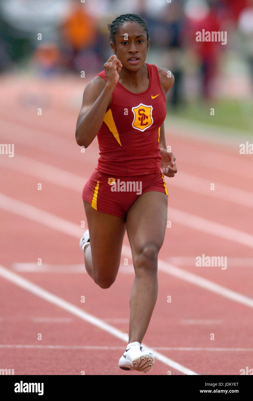 Apr 18, 2004; Walnut, CA, USA; Tara Davis-Quarrie of the University of ...