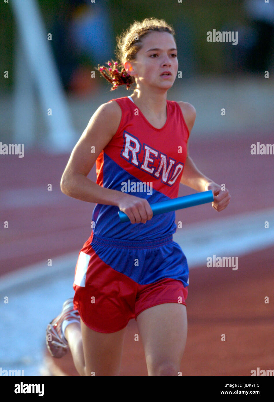 Apr 16, 2004; Walnut, CA, USA: Maria Lawrence anchors Reno High (Nev ...