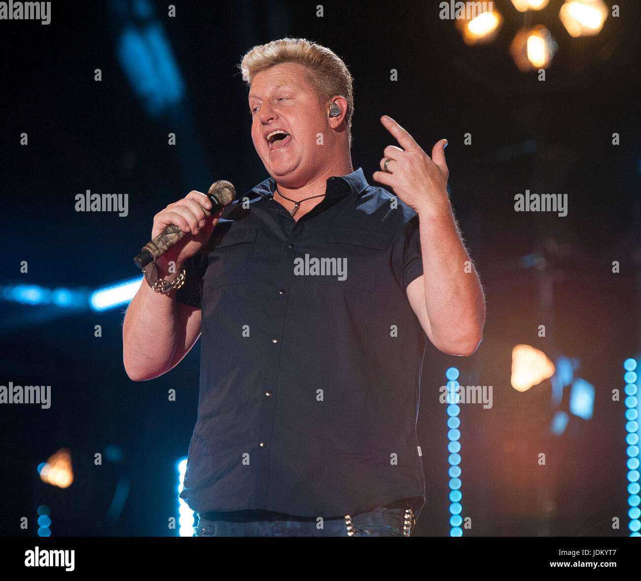 Jun. 9, 2017 - Nashville, Tennessee; USA - Singer GARY LEVOX of the ...