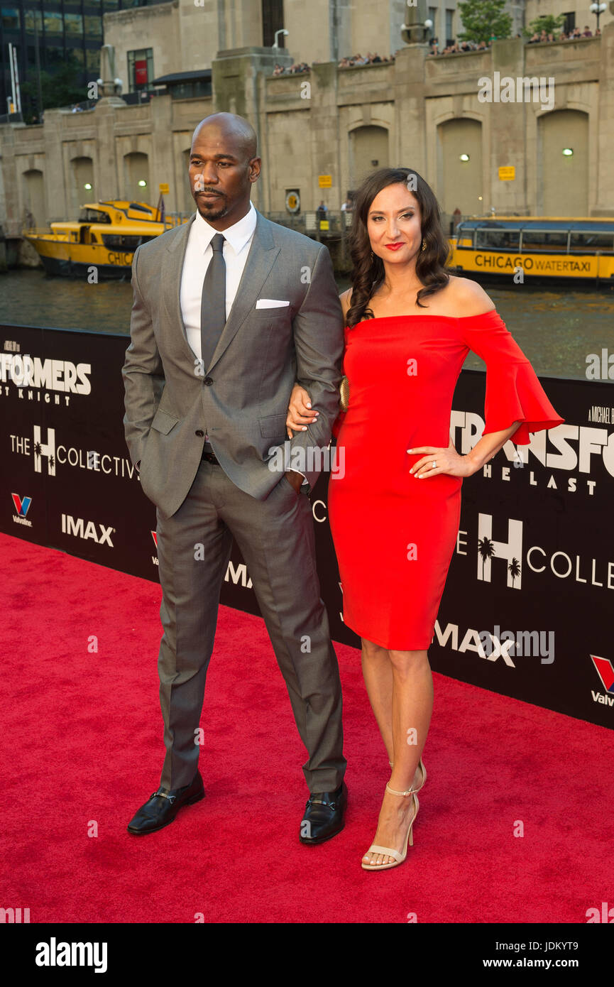 Chicago, IL, USA. 20th June, 2017. Actor Remi Adeleke at the U.S ...
