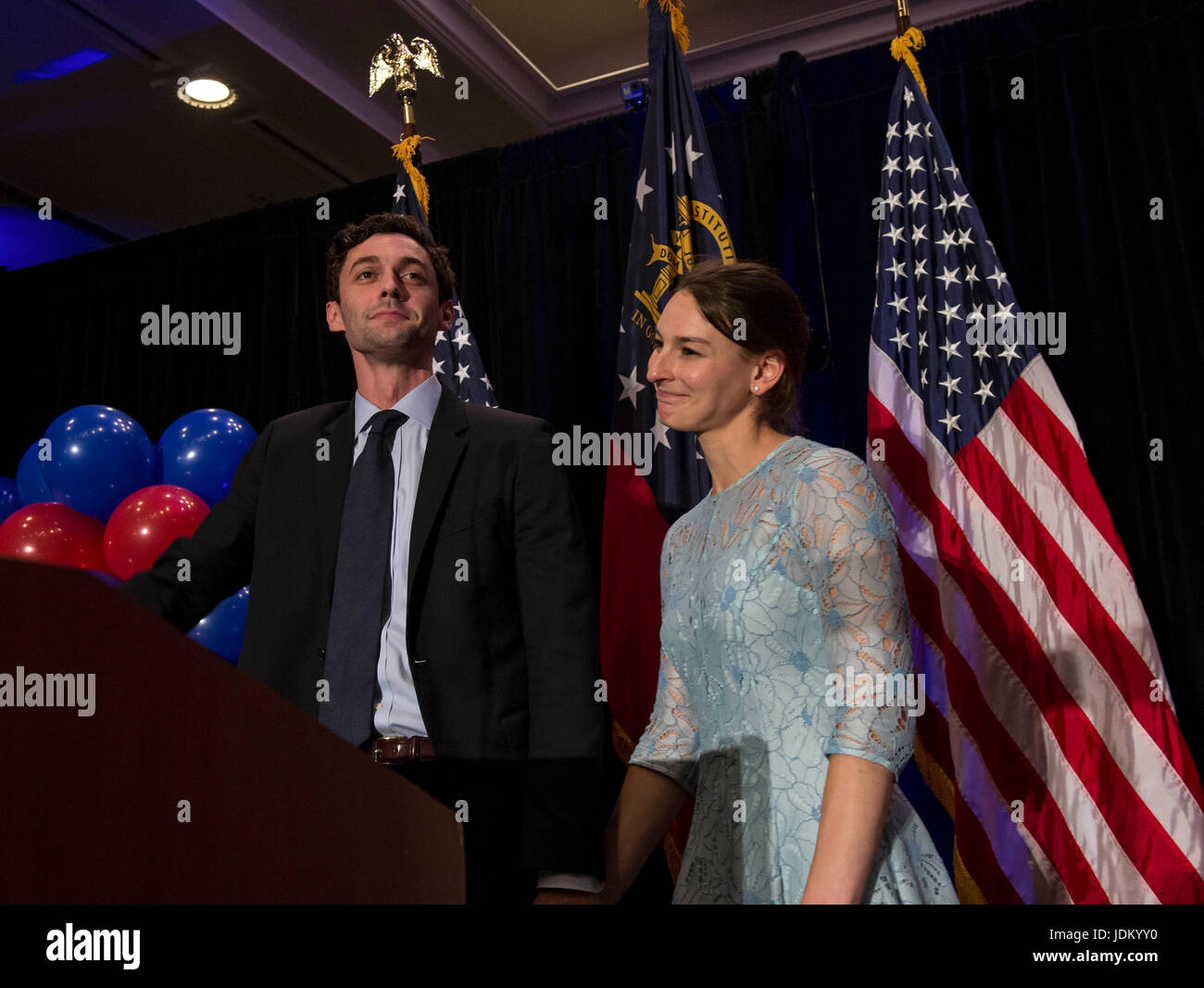 Atlanta, Georgia, USA. 20th June, 2017. With his fiancee, ALISHA KRAMER ...