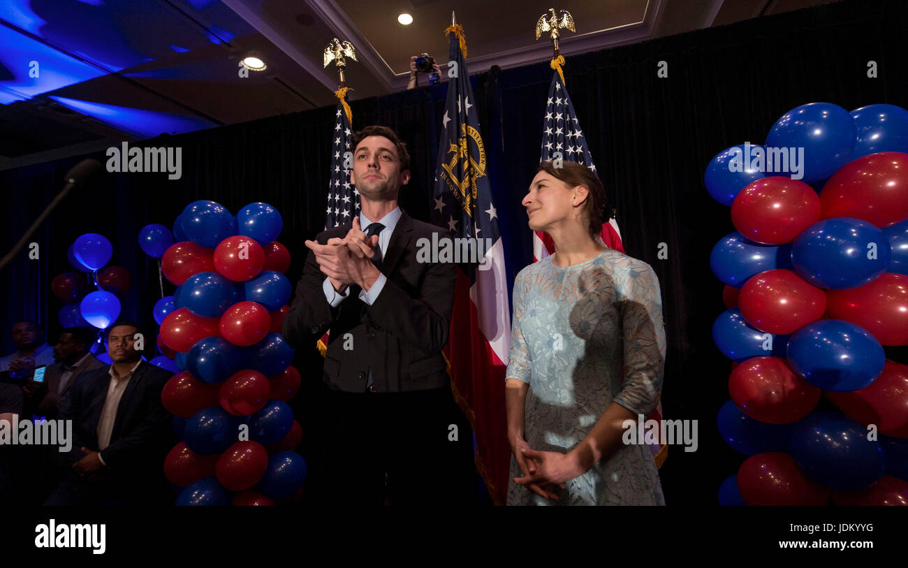 Atlanta, Georgia, USA. 20th June, 2017. With his fiancee, ALISHA KRAMER ...