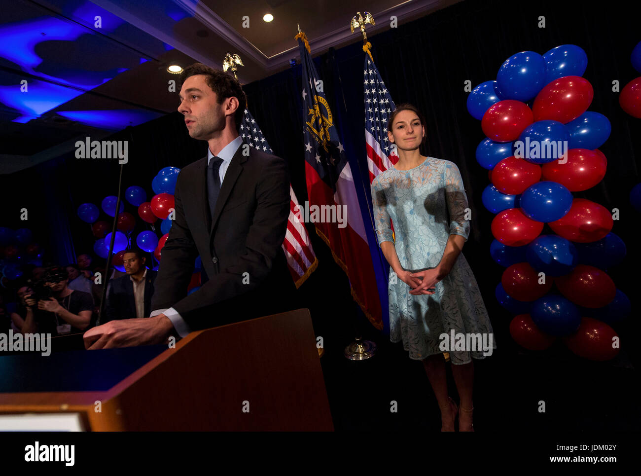 Atlanta, Georgia, USA. 20th June, 2017. With his fiancee, ALISHA KRAMER ...