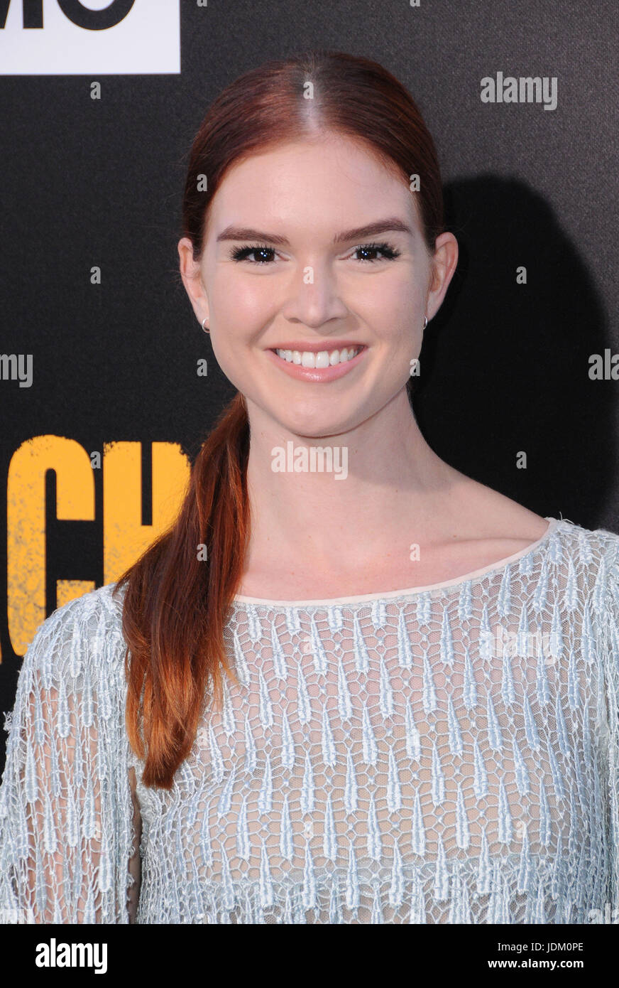 20 June 2017 - Los Angeles, California - Emily Tyra. AMC's "Preacher ...