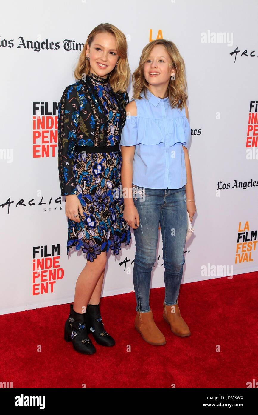 Los Angeles, CA, USA. 19th June, 2017. Talitha Bateman, Lulu Wilson at ...