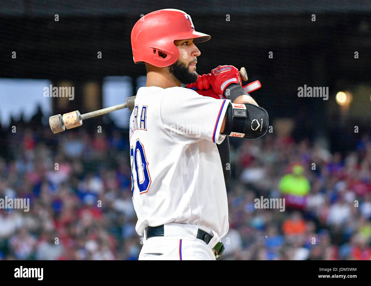 JUN 19, 2017: Texas Rangers right fielder Nomar Mazara #30 during an ...