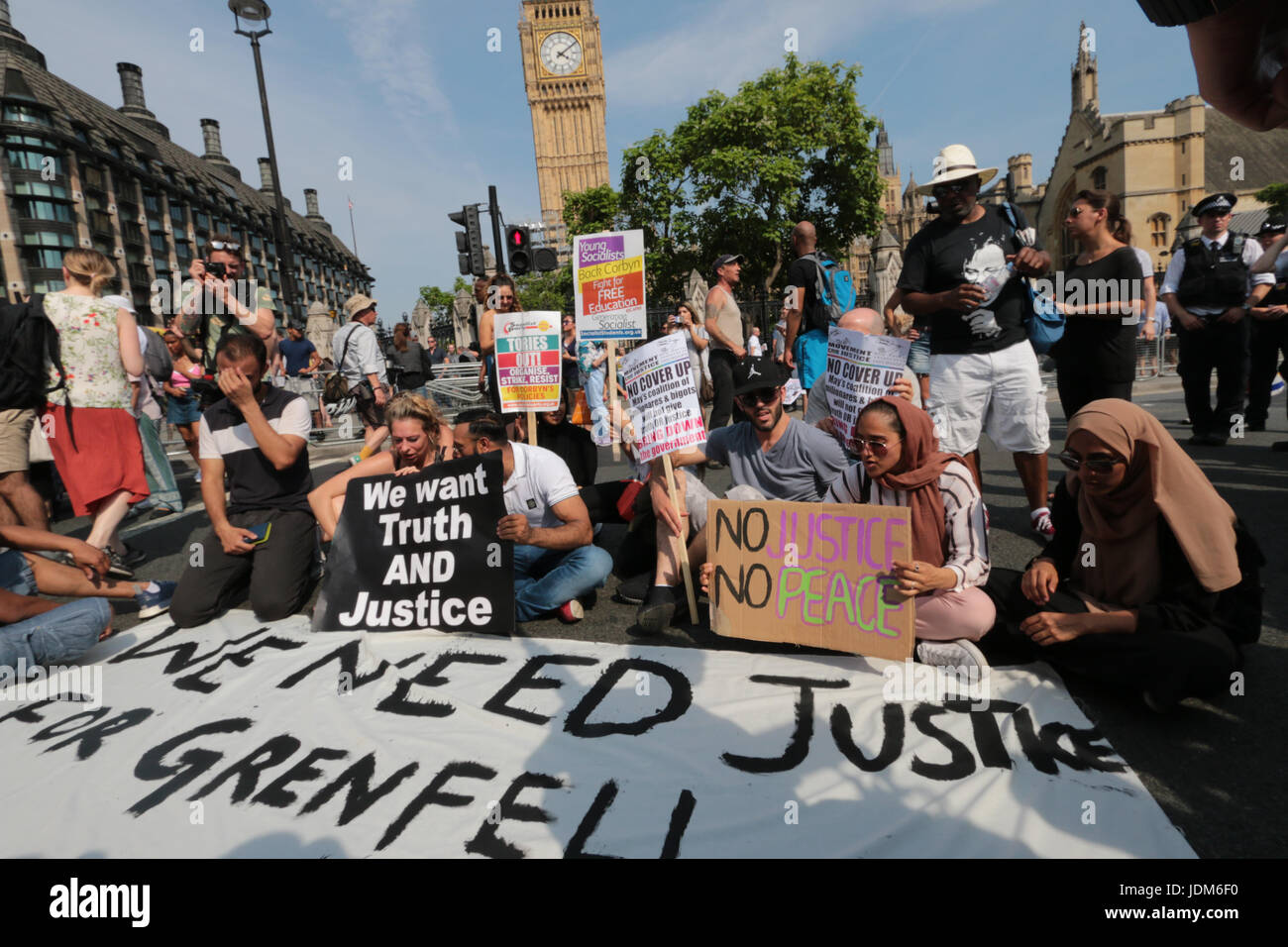 London, UK. 21st June, 2017. The Group Movement for Justice by Any ...