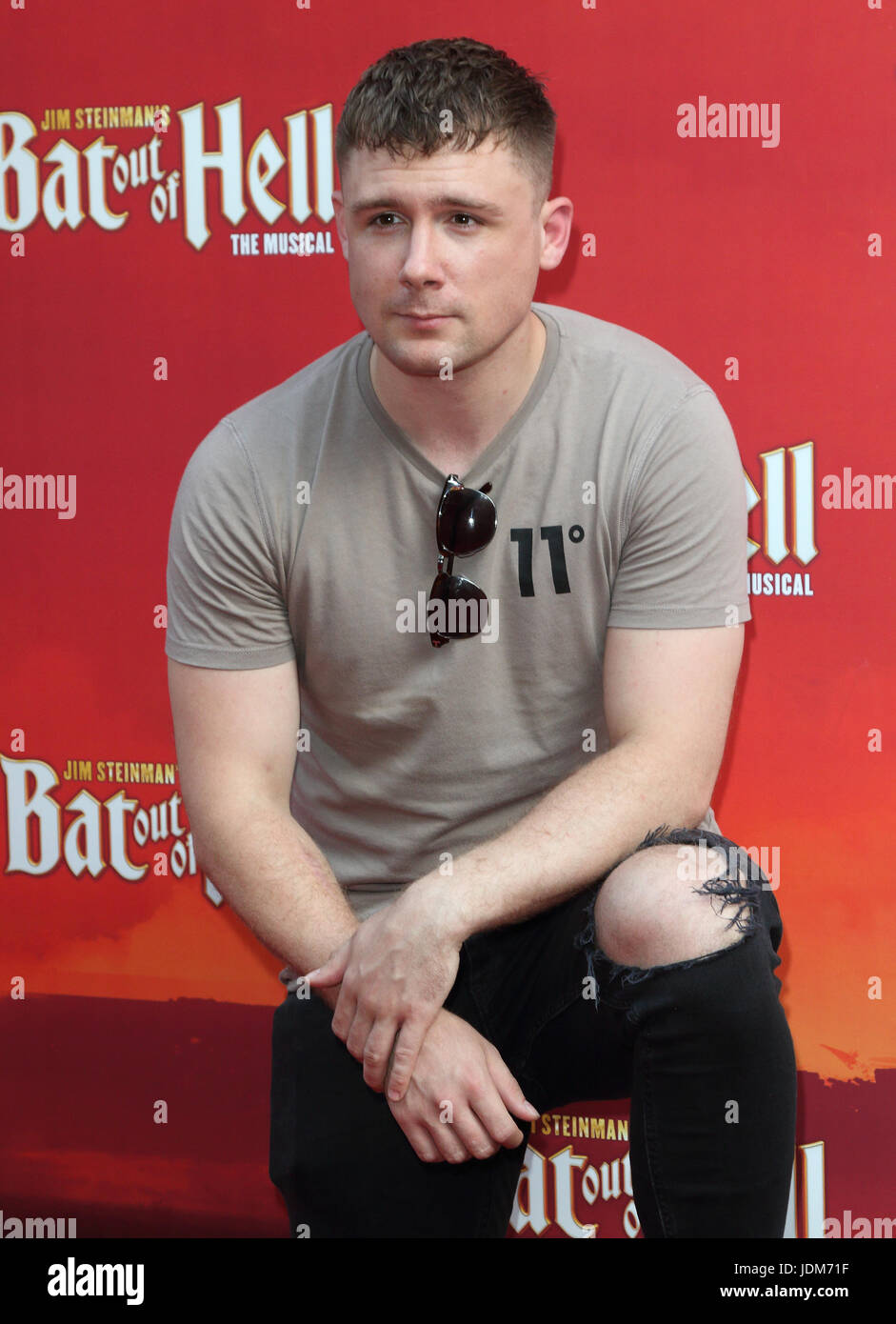 London.UK. Danny Boy Hatchard at the Bat Out of Hell - press night at ...