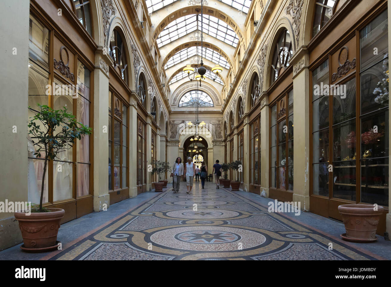 The Galerie Vivienne is a historical passage in Paris, France Stock ...