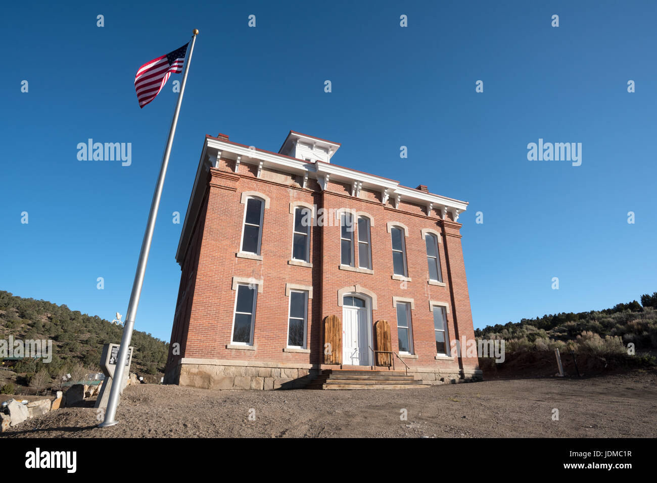 Built in 1876, the Belmont Courthouse was the seat of Nye County Nevada ...