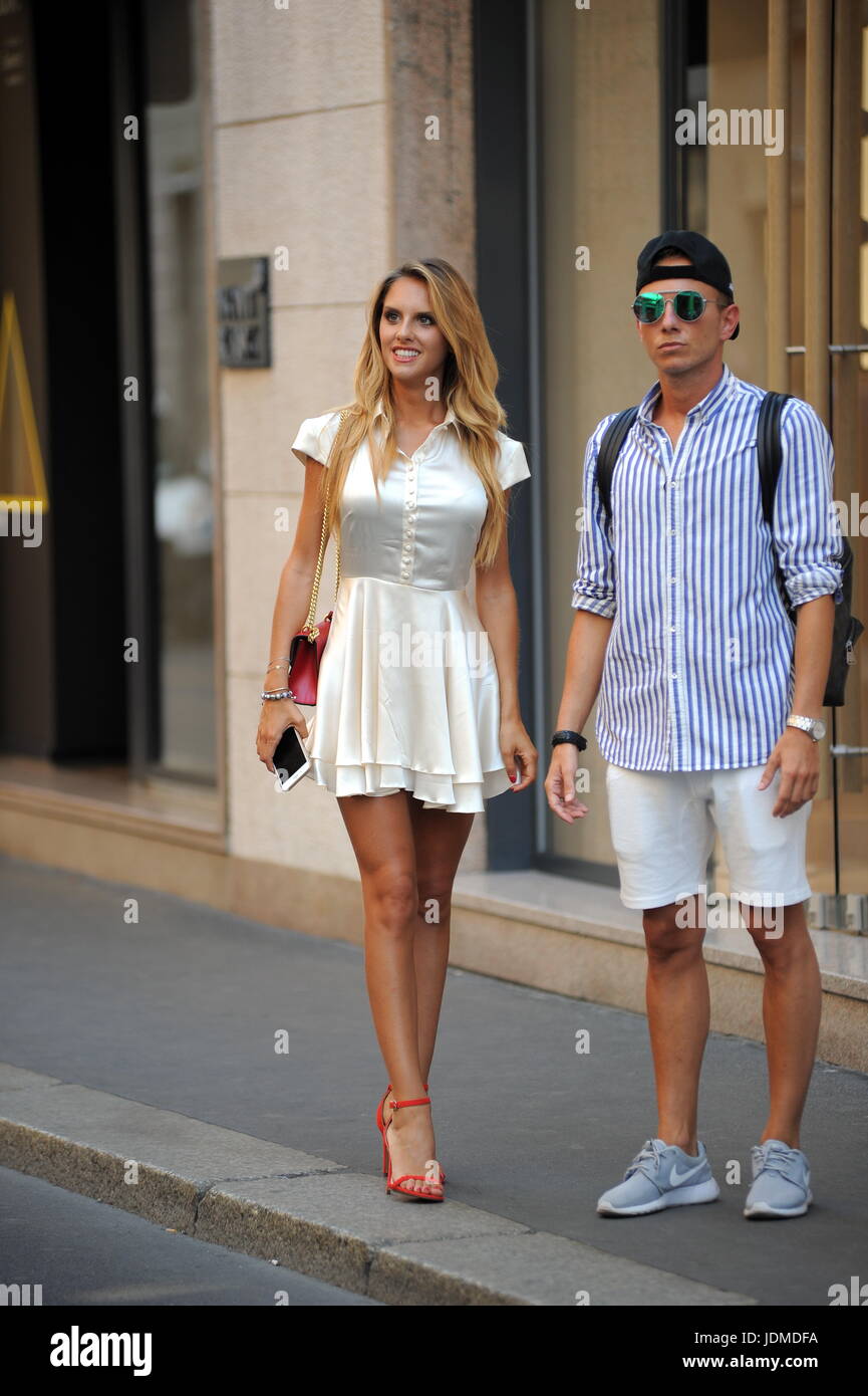 Milan, Michela Persico in the center for a spot Michela Persico ...