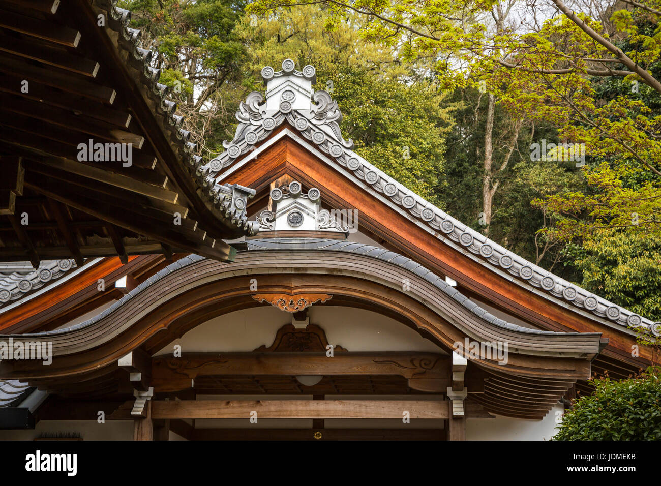 Nigatsu-do Hall Japanese architecture in Nara Park, Nara, Nara ...