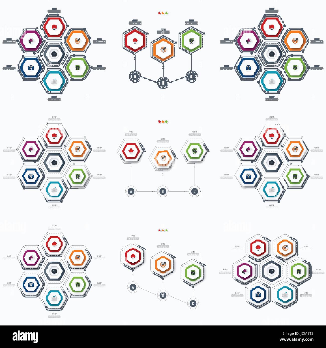 Set with infographics Stock Vector Image & Art - Alamy