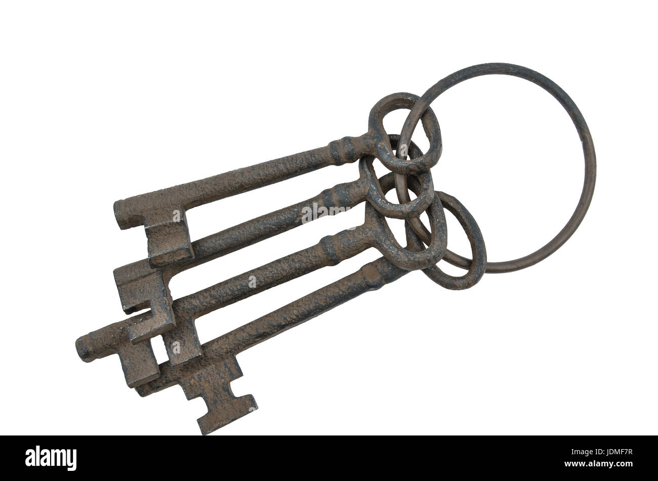 Long view of set antique victorian keys Stock Photo - Alamy