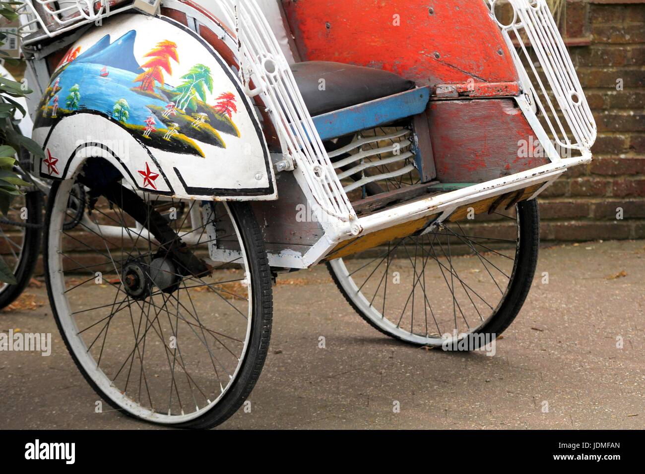 Decorated rickshaw hi-res stock photography and images - Alamy