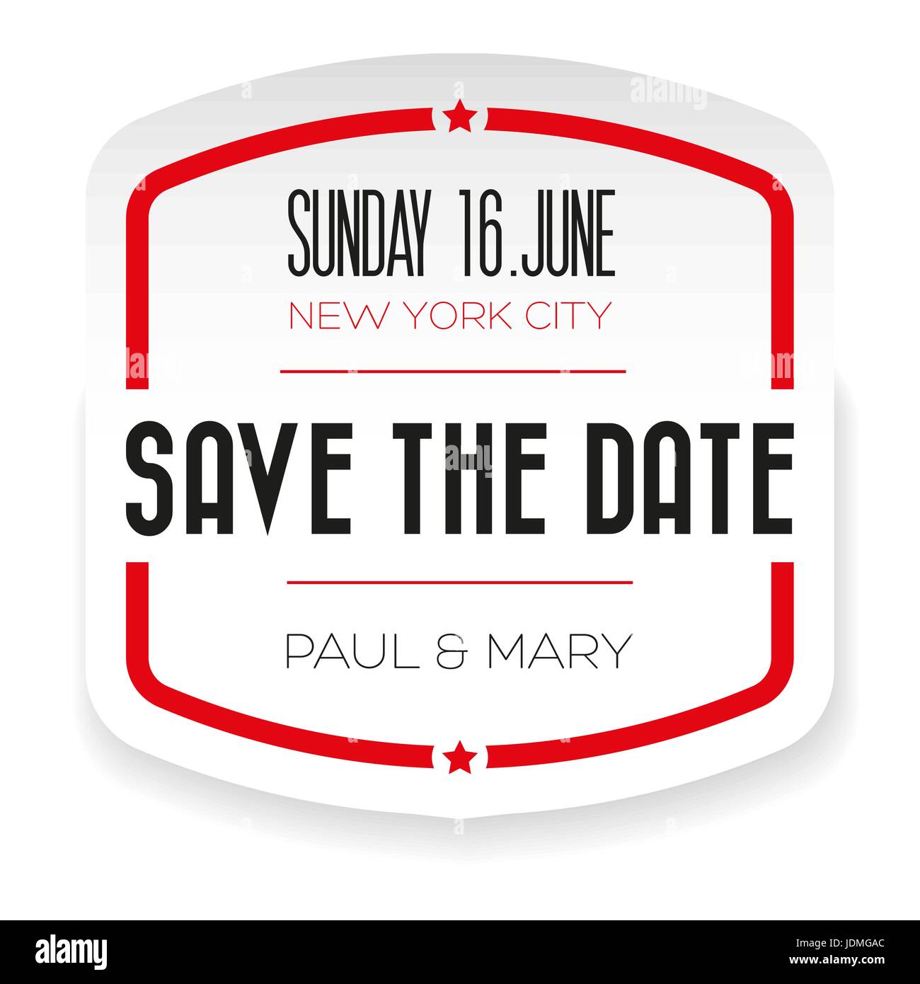 Wedding day vector lettering Cut Out Stock Images & Pictures - Alamy