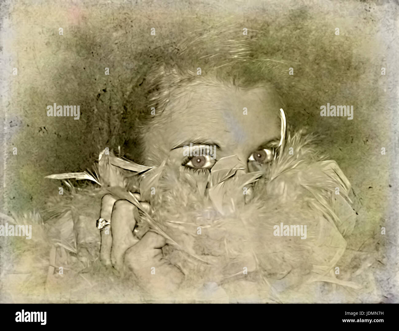 Cheeky portrait effects Stock Photo - Alamy