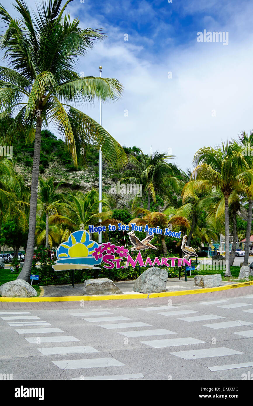 Welcome st maarten sign hi-res stock photography and images - Alamy