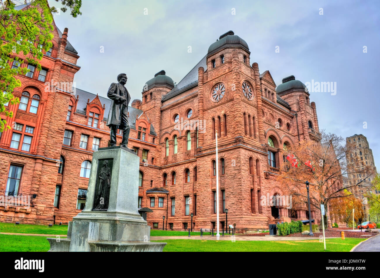 Sir Oliver Mowat statue at the Ontario Legislative Building in Toronto ...