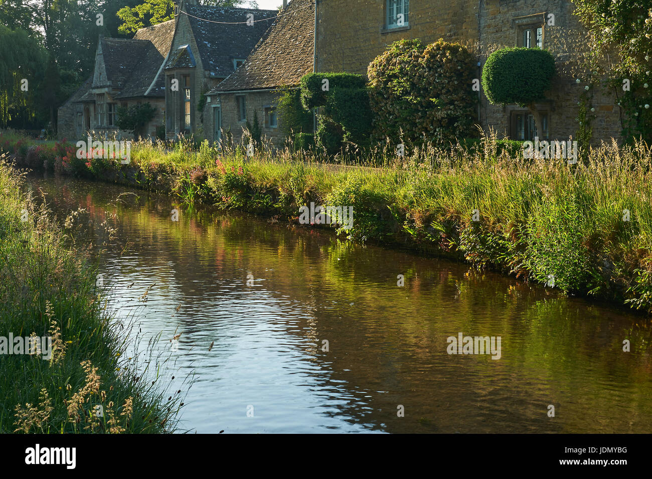 Lower Slaughter and the River Eye in the Cotswolds, Gloucestershire ...