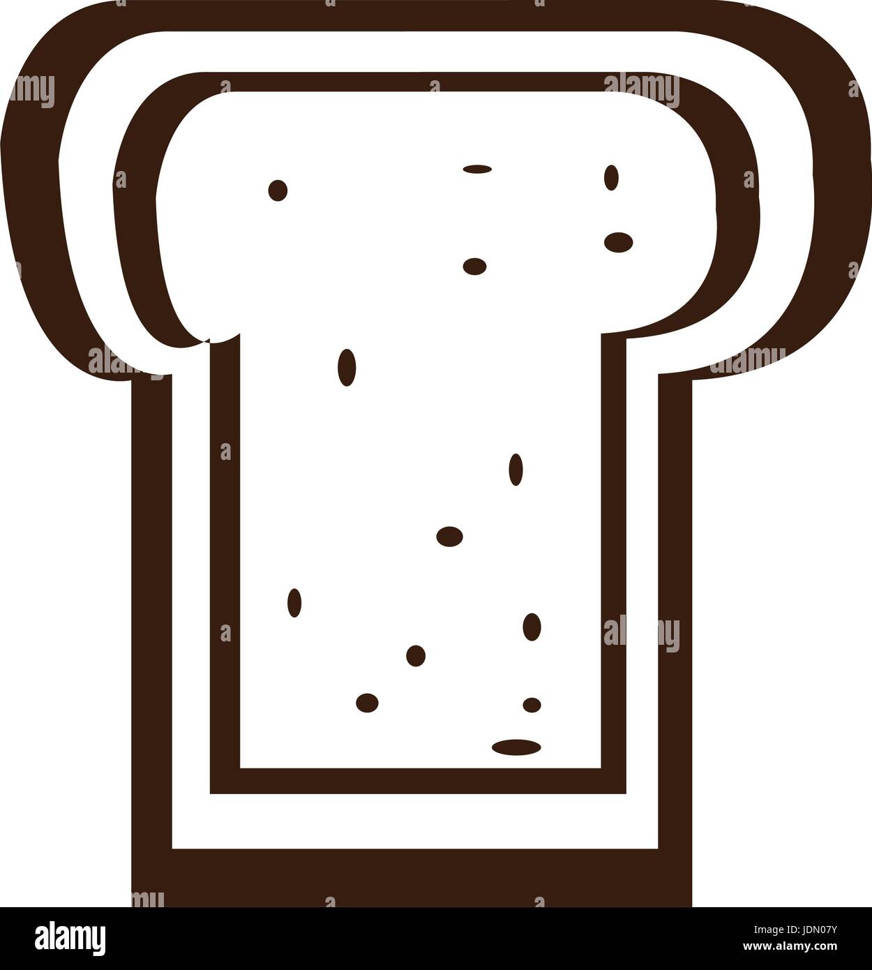 Sliced bread icon Stock Vector Image & Art - Alamy