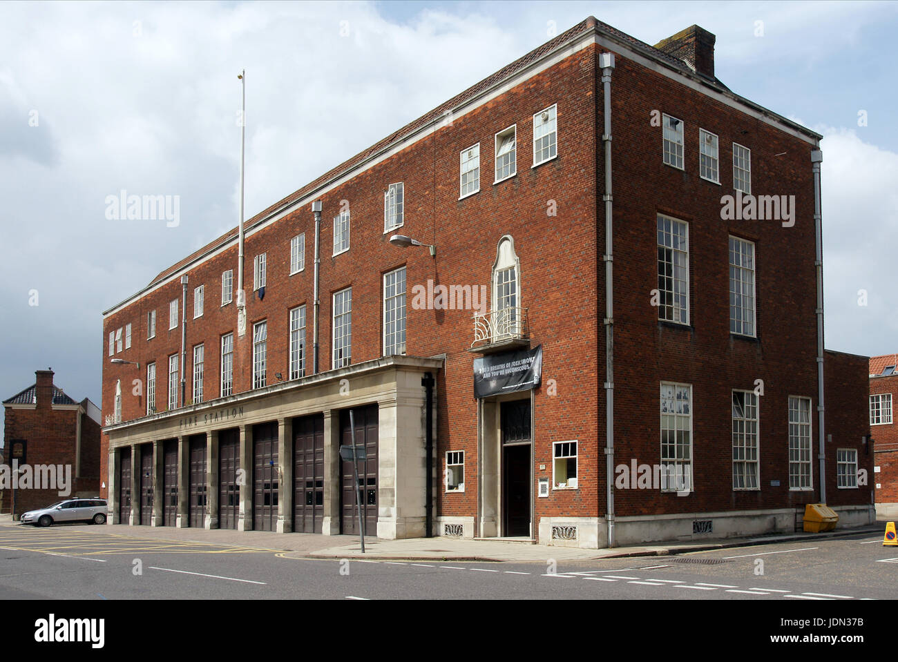 city fire station, community safety infrastructure Stock Photo - Alamy