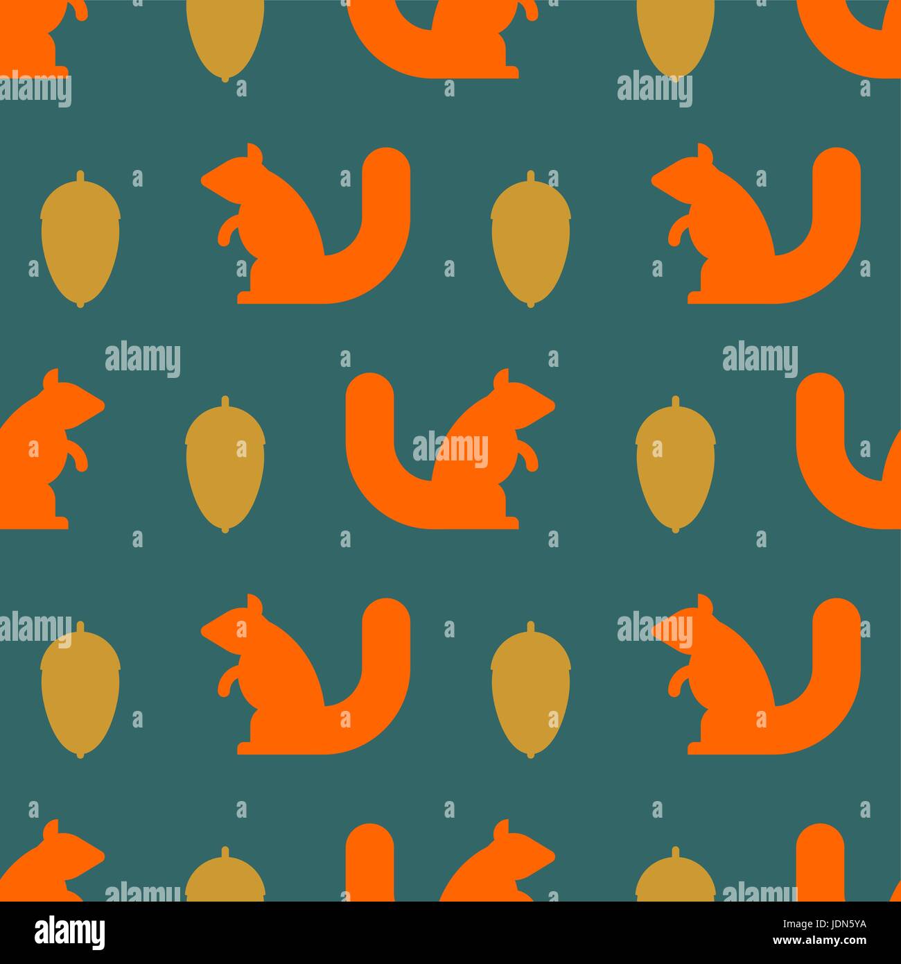 Squirrel and nut pattern. Kids fabric texture Stock Vector Image & Art ...