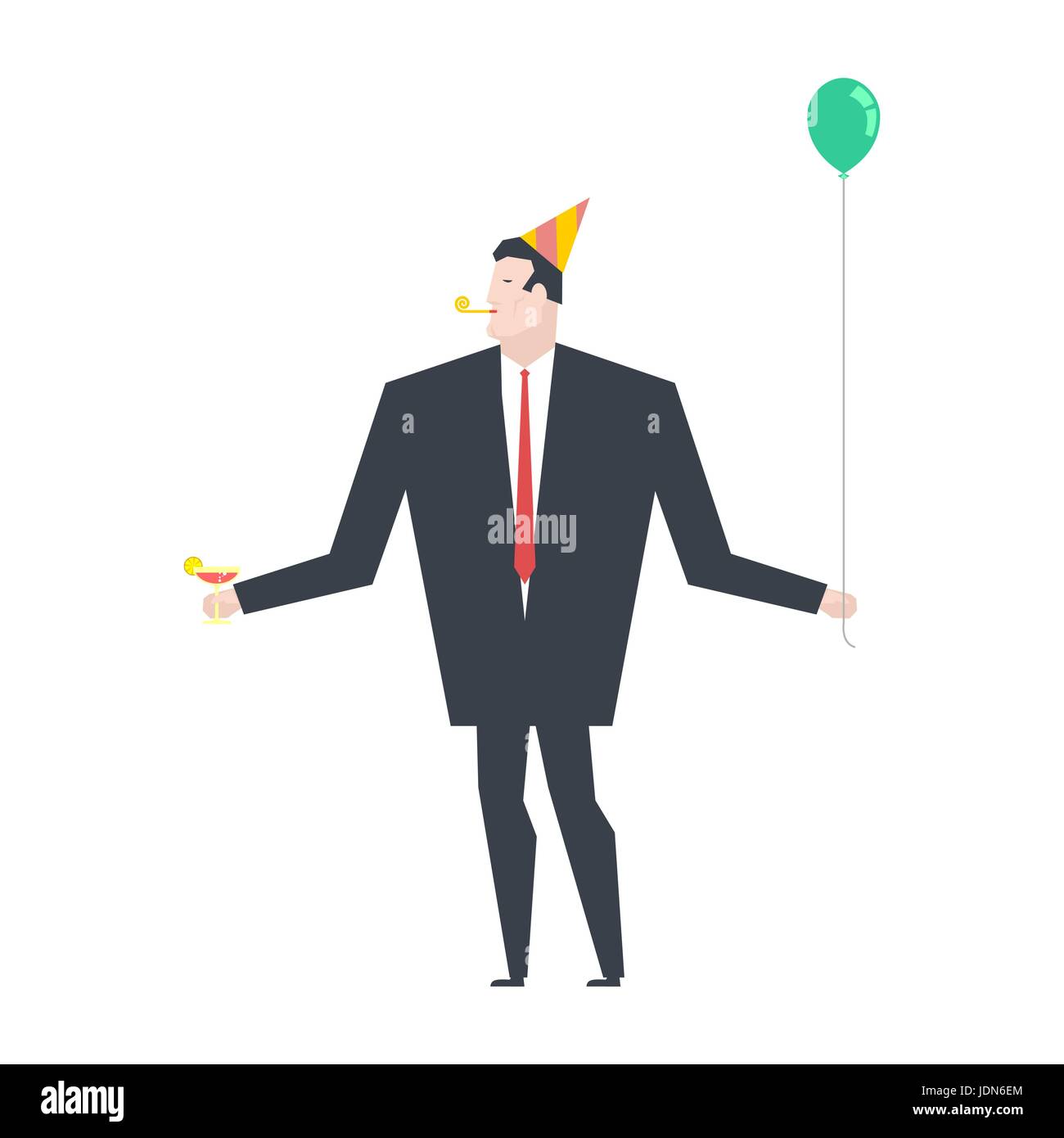 Party boss cartoon Cut Out Stock Images & Pictures - Alamy