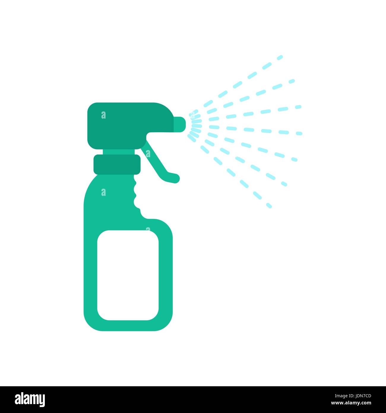 Spray and splash drops of water. Cleaning accessory Stock Vector Image ...