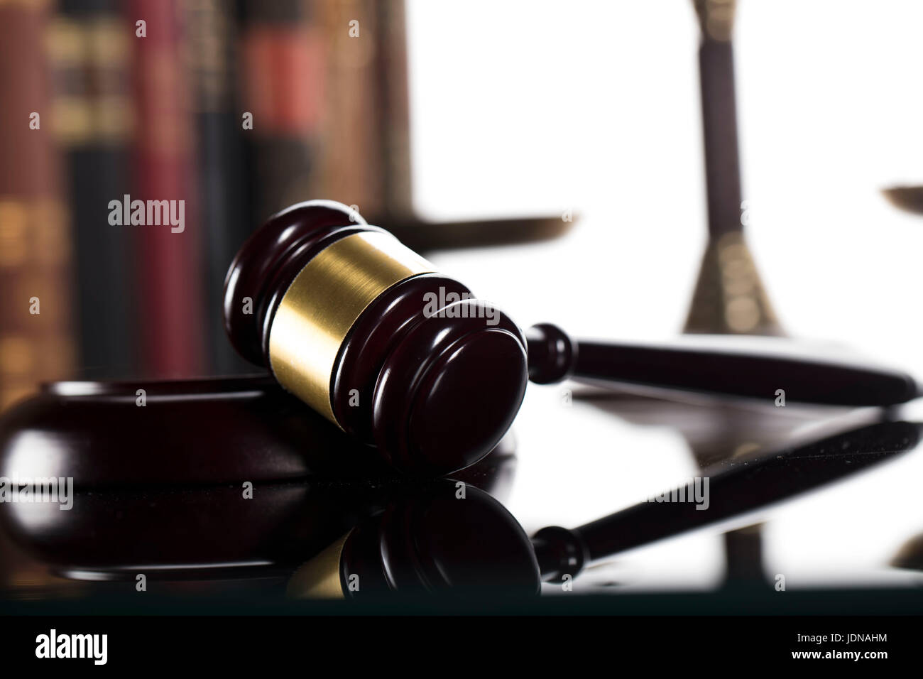 Law theme – court library Stock Photo - Alamy
