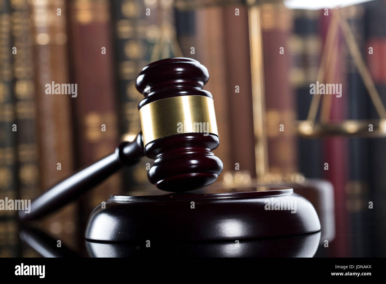 Law theme – court library Stock Photo - Alamy