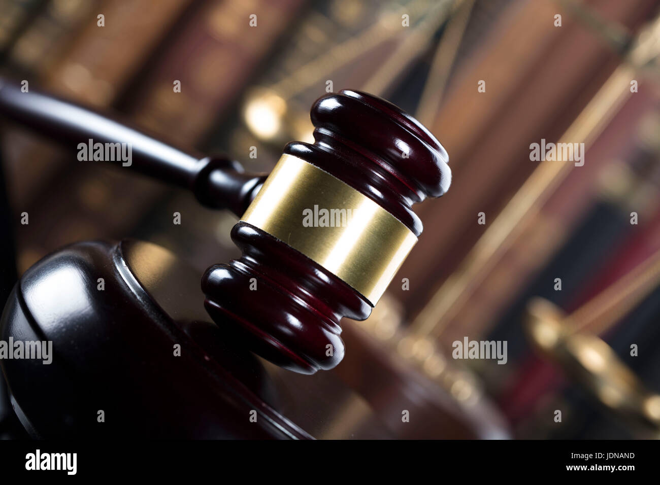Law theme – court library Stock Photo - Alamy