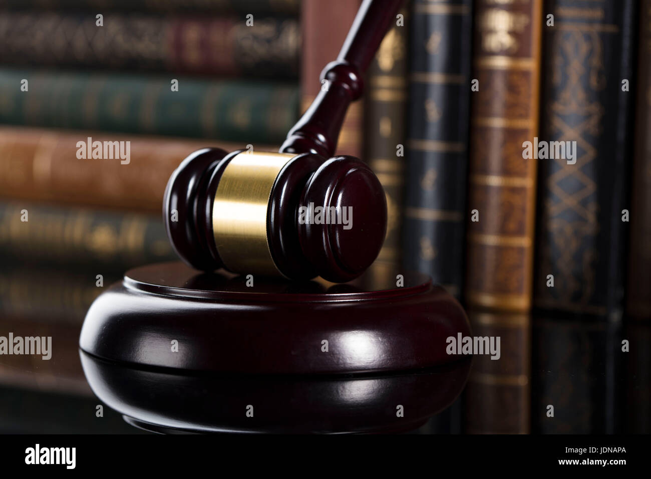Law theme – court library Stock Photo - Alamy