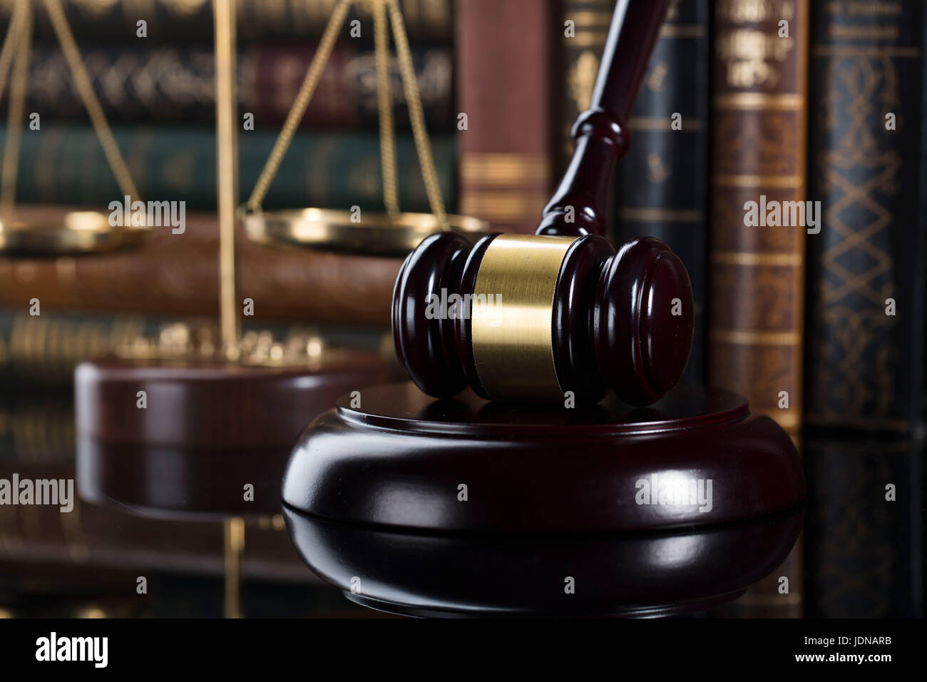 Law theme – court library Stock Photo - Alamy