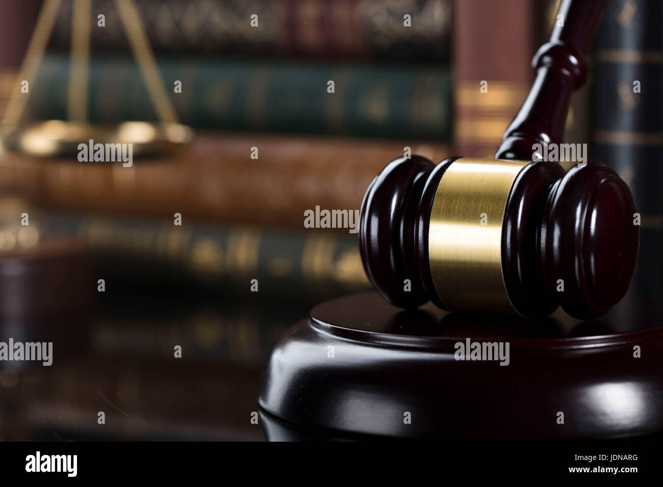 Law theme – court library Stock Photo - Alamy