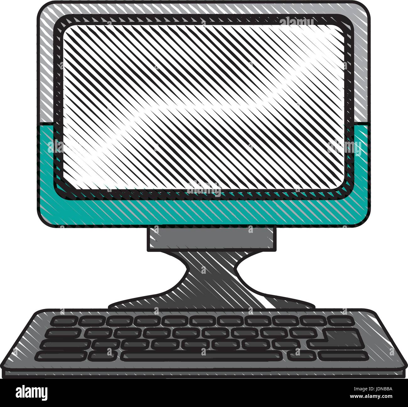 computer keyboard digital device technology Stock Vector Image & Art ...