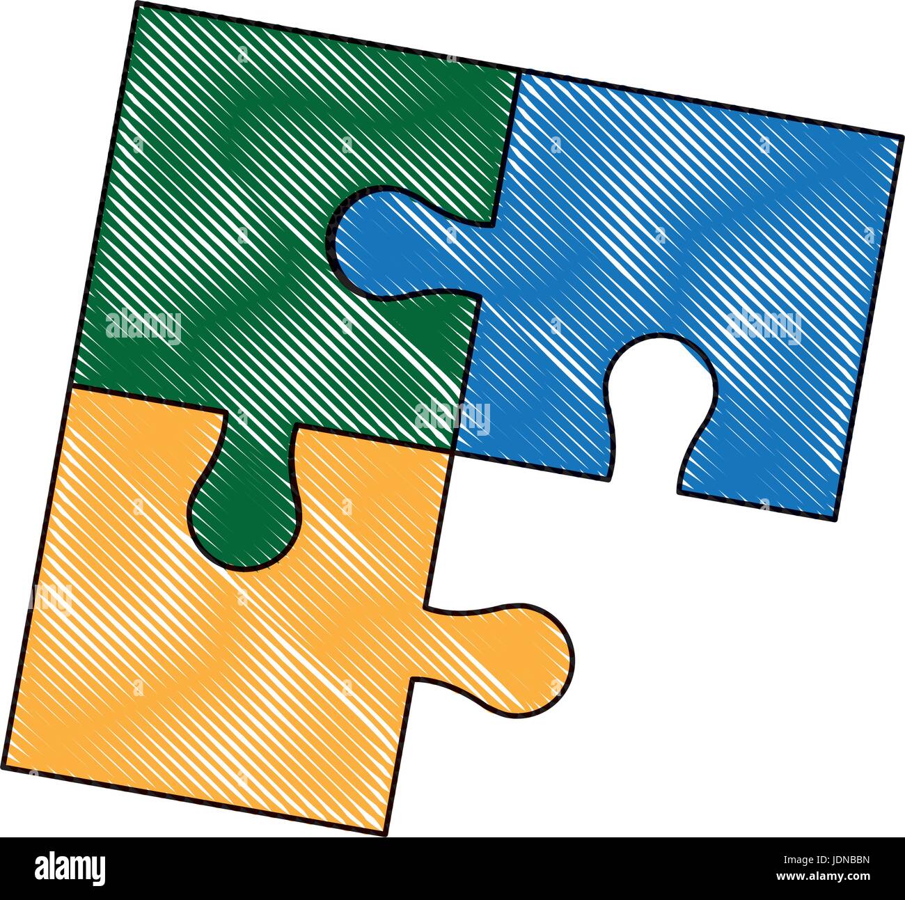 parts of paper puzzles business concept layout Stock Vector Image & Art ...