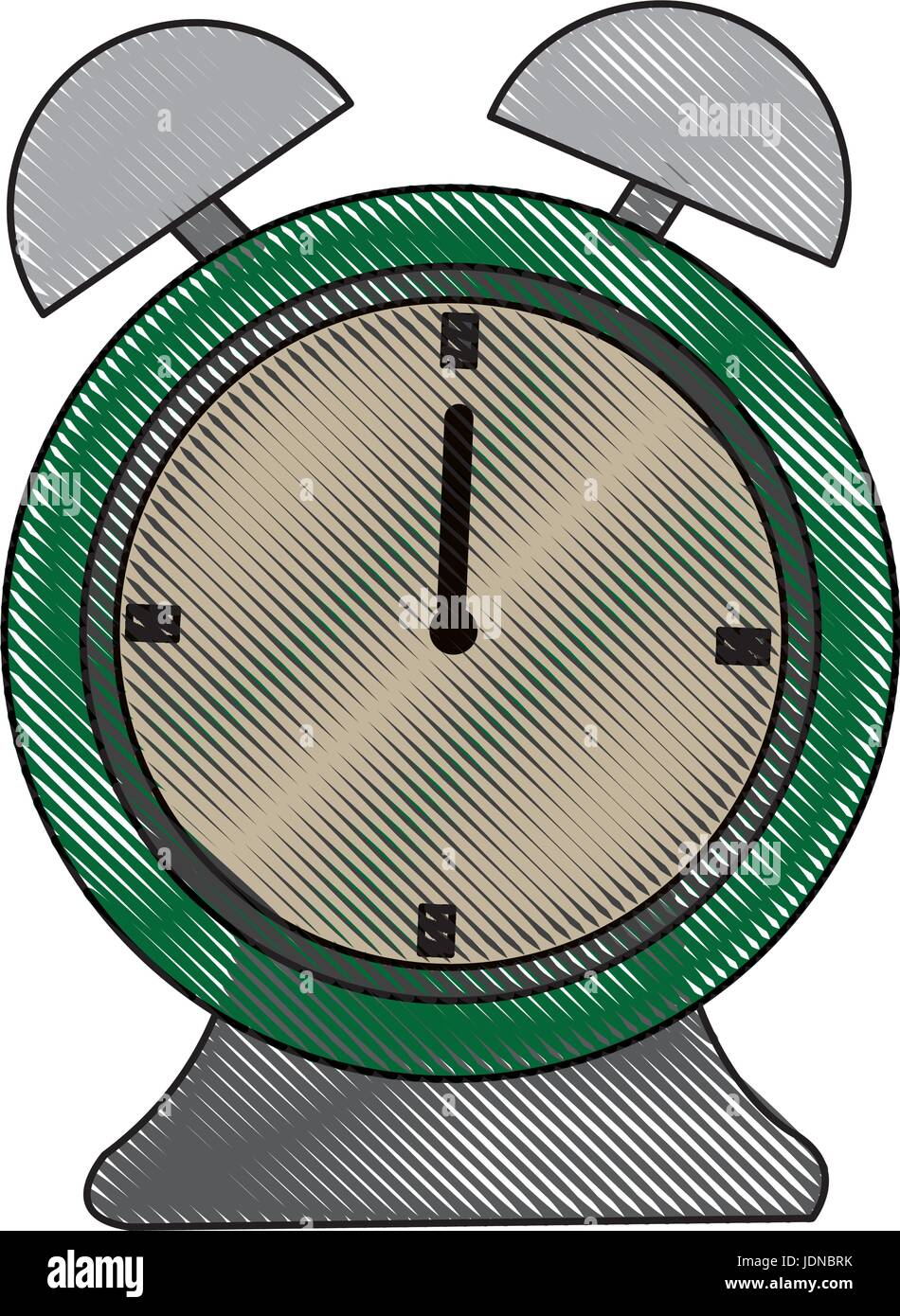 alarm clock time alert hour icon Stock Vector Image & Art - Alamy