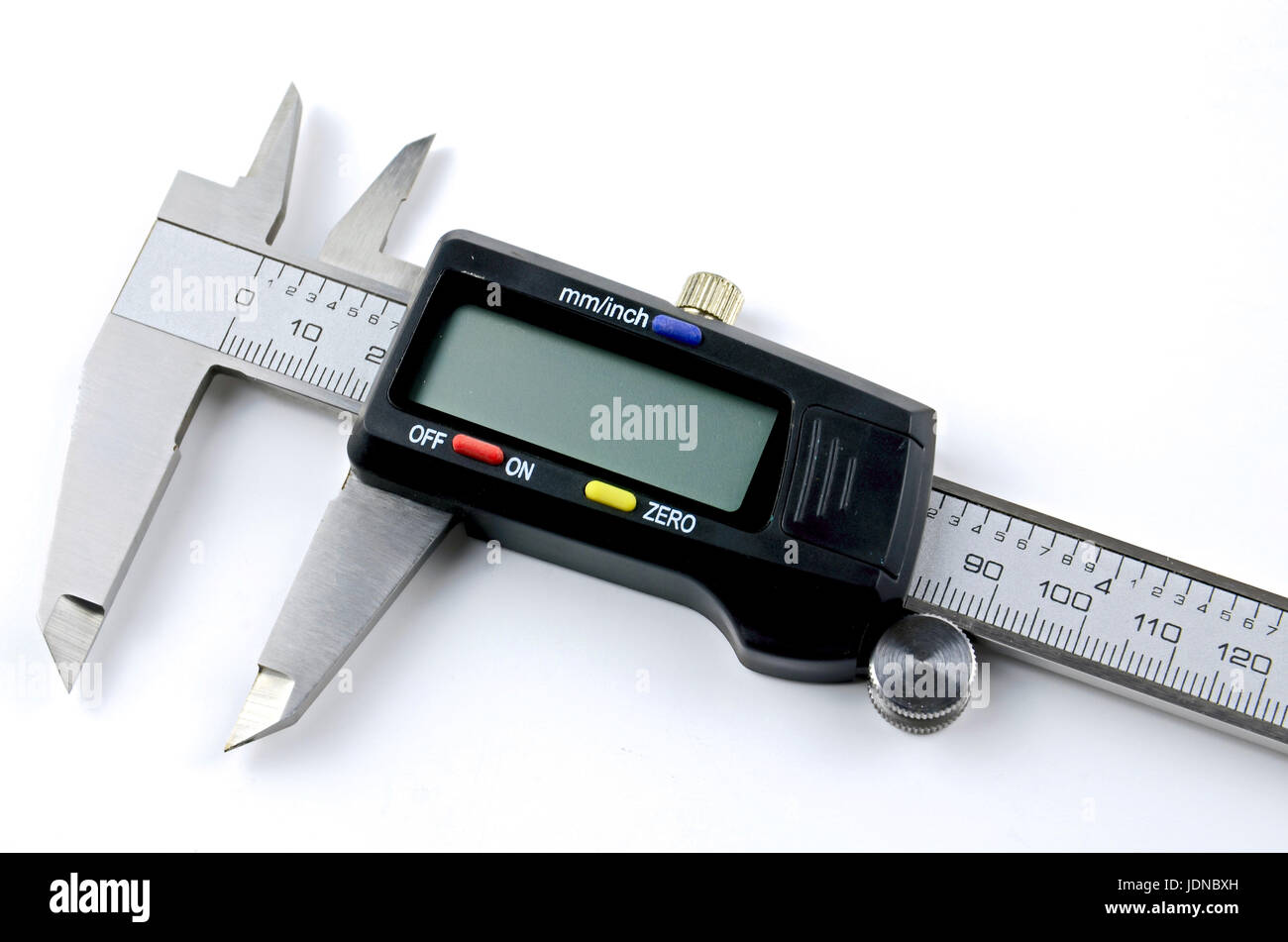 Digital caliper, digital calliper on white background Stock Photo - Alamy
