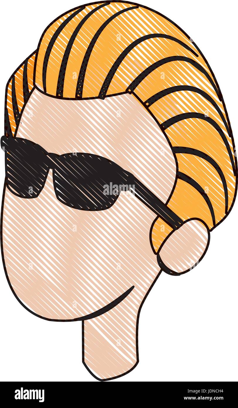 cartoon portrait head man male character Stock Vector Image & Art - Alamy